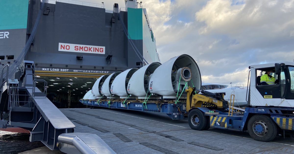 Delivering giant windmills from Germany to Australia - Wallenius Wilhelmsen